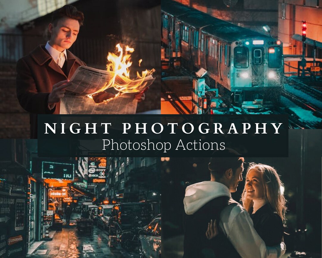 10 Night Photography Photoshop Actions - City Actions, Street ...