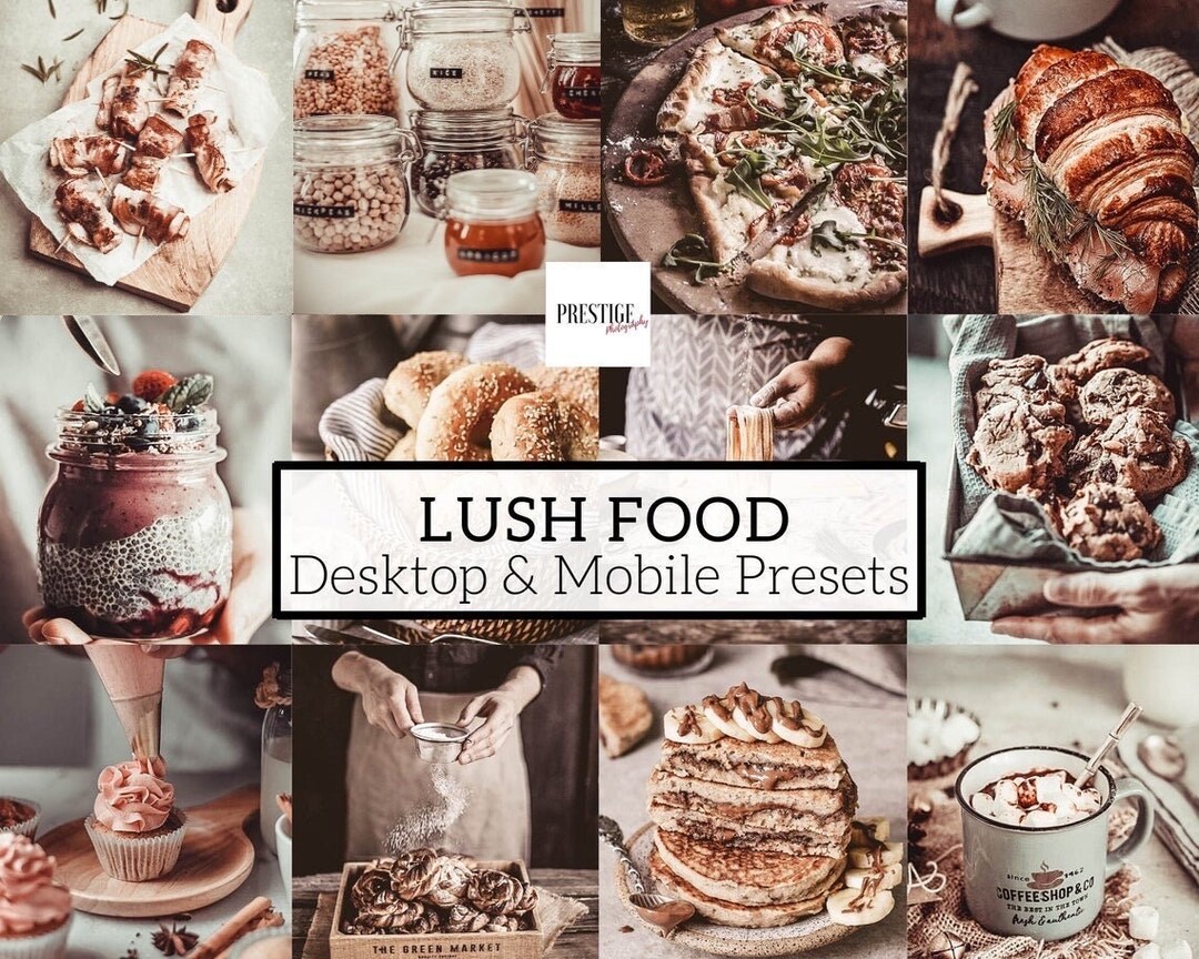 Lush Food Lightroom Presets: Mobile & Desktop (DNG, LR, XMP) - Etsy
