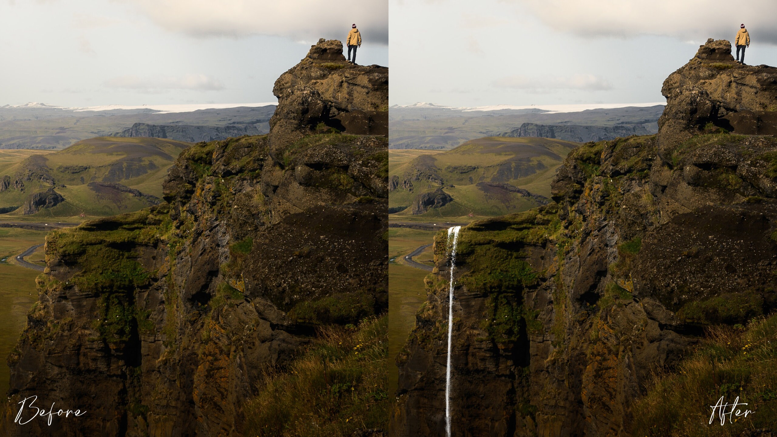 Realistic Waterfall Photoshop Overlays: 30 Transparent PNG (digital ...