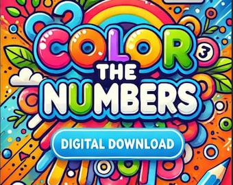 Find and Color the Number 0-20 - Etsy