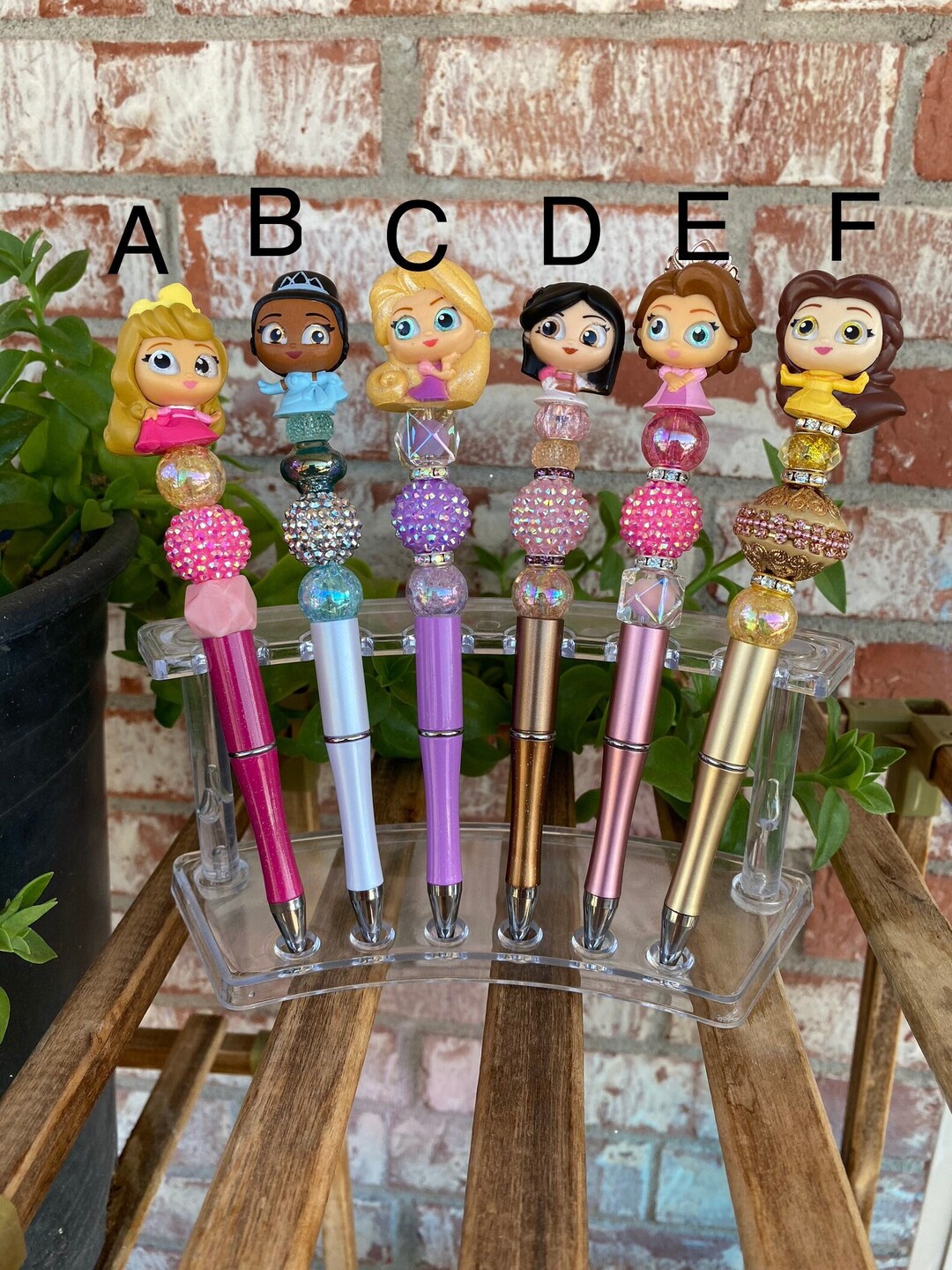 Doorable Beaded Pen Characters/ Princess - Etsy