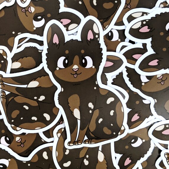 Jinx the Manx Sticker | Etsy