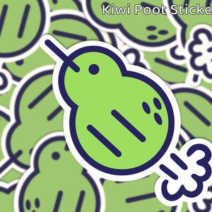 FIDST | Super Kiwi Poot | Buttons, Pins, Stickers, & Coasters | Art by ...