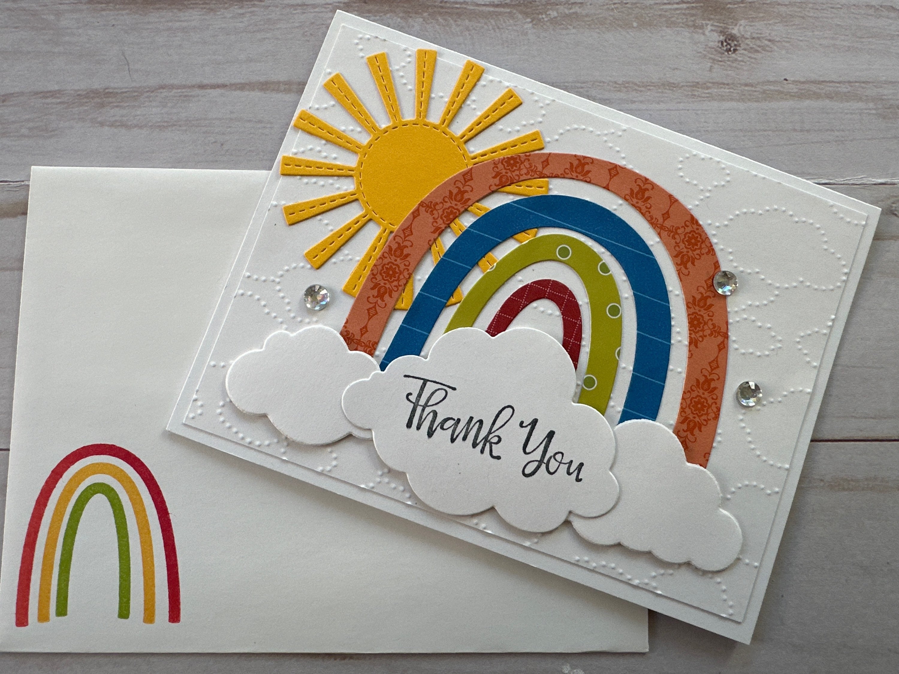Handmade Thank You Card - Etsy