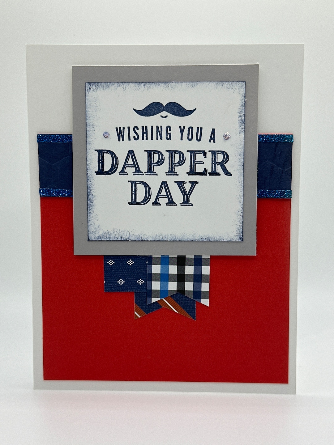 Handmade Masculine Birthday Card Dapper Day - Etsy