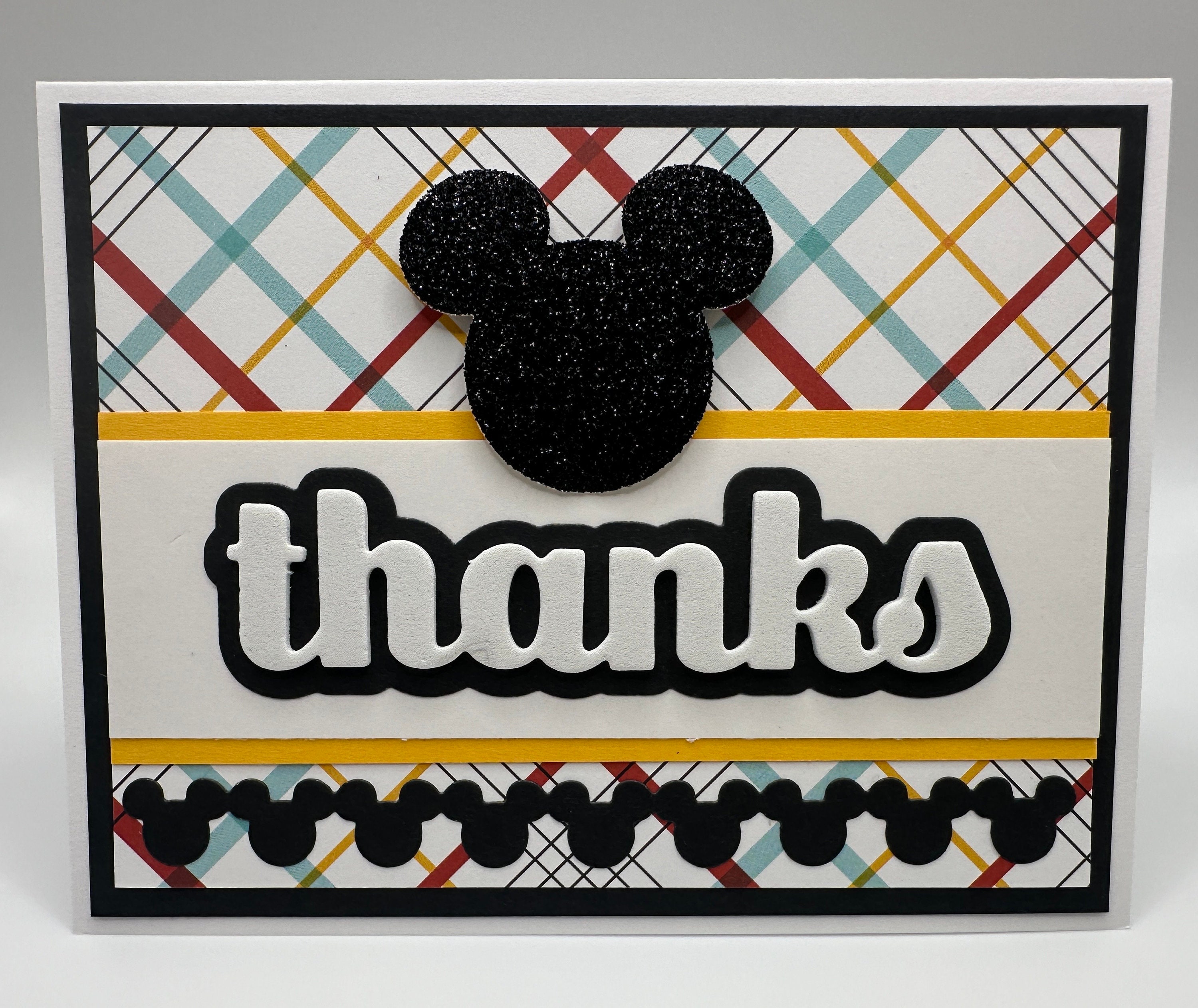 Handmade Disney Themed Thank You Card - Etsy