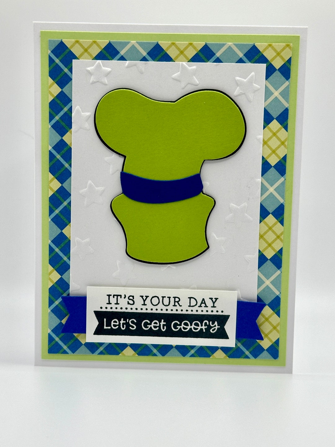 Handmade Greeting Card Disney Goofy Birthday - Etsy
