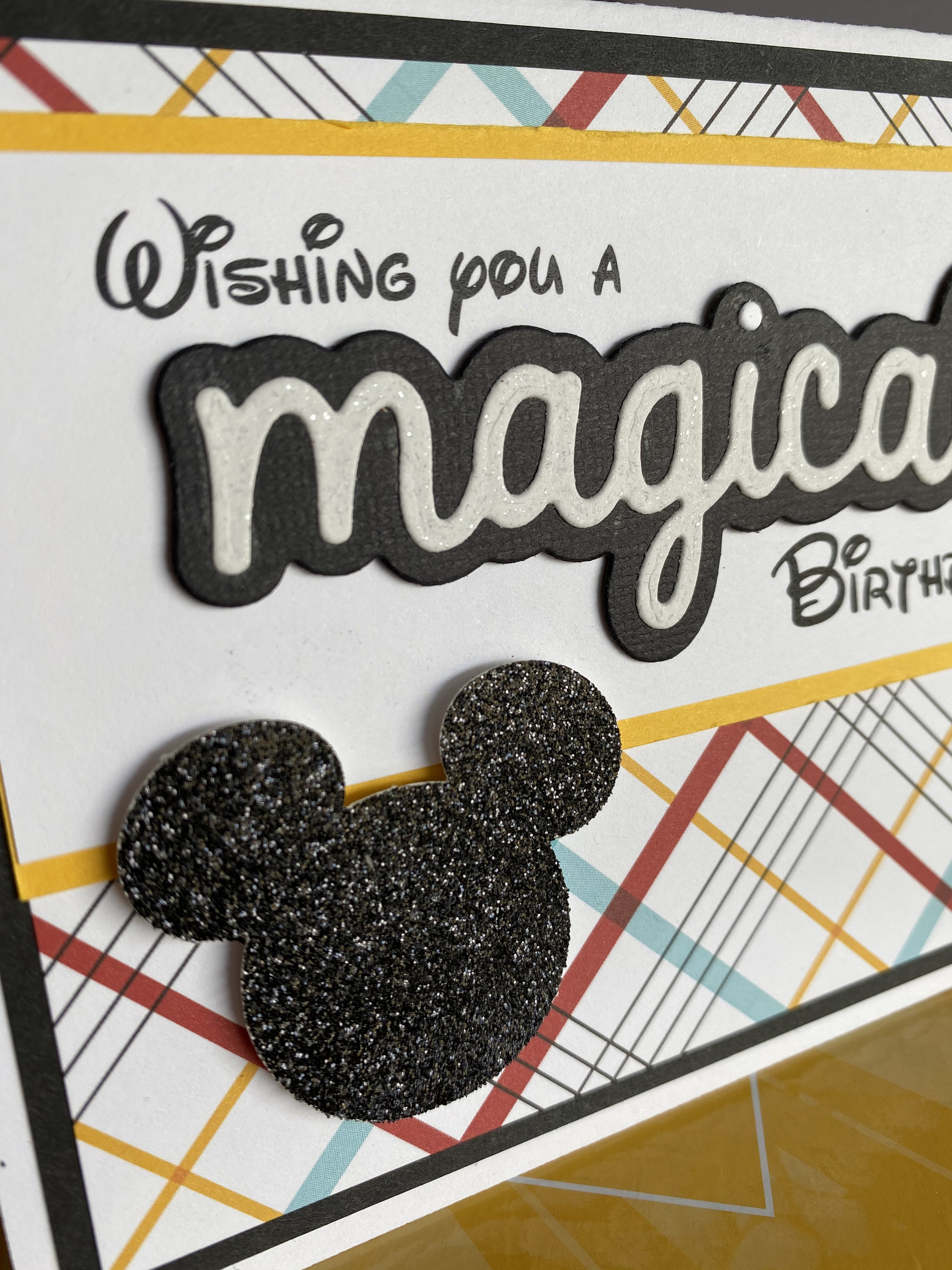 DIY Disney Card Making Kit Mickey Mouse Birthday Greeting | Etsy