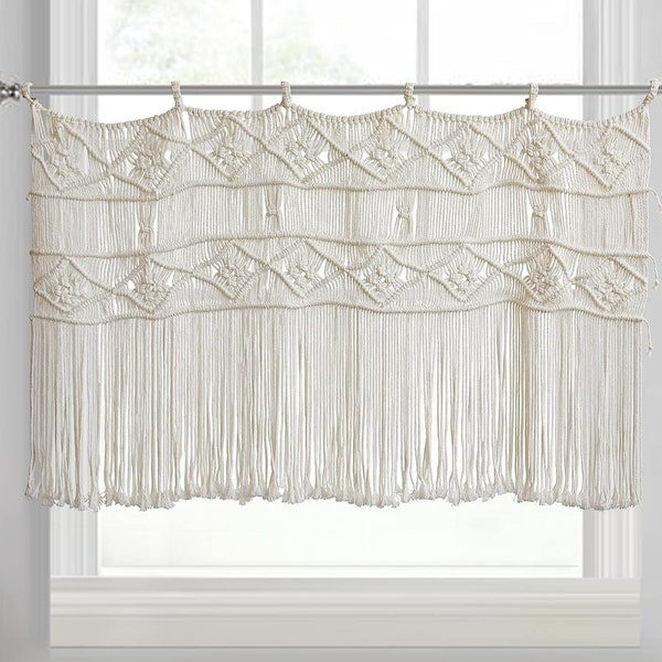 Macrame Valance - Etsy