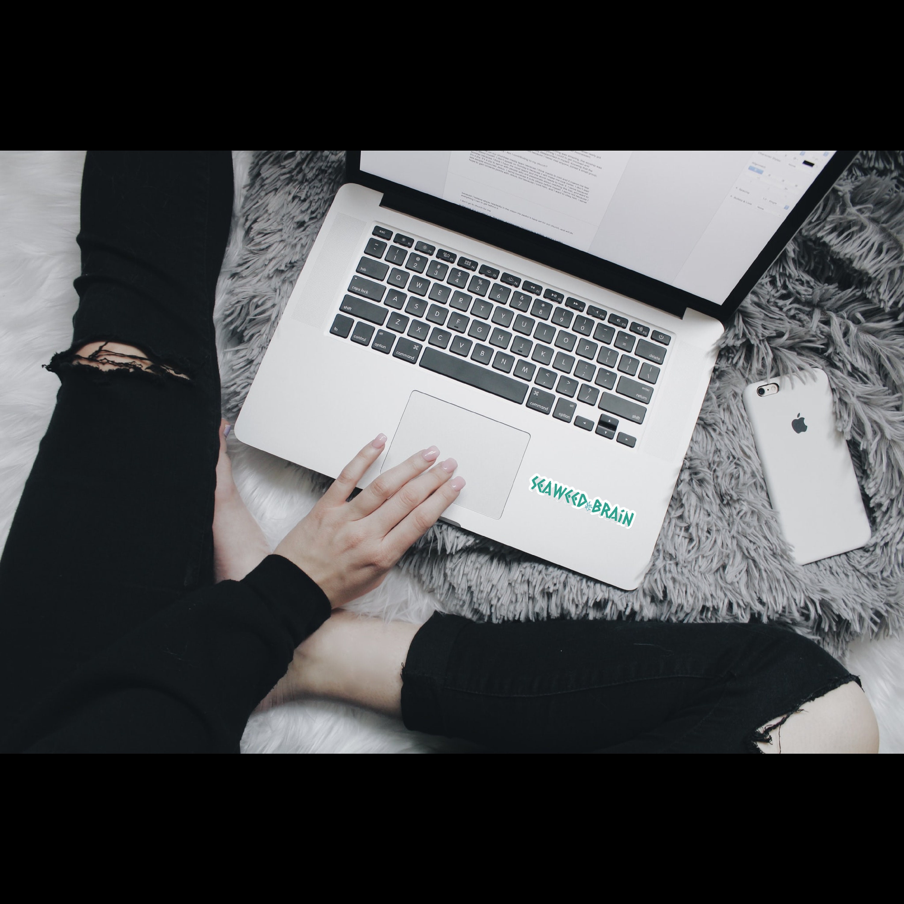 Seaweed Brain Sticker, Laptop Sticker, Bubble-free Stickers - Etsy