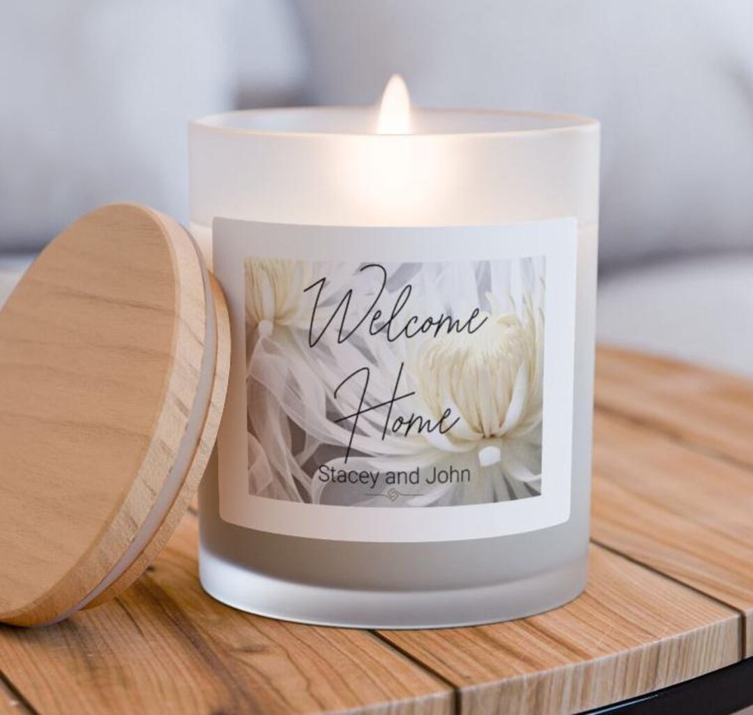 Custom Gift, New Home Gift, Housewarming Gift Candle, Personalized Home ...