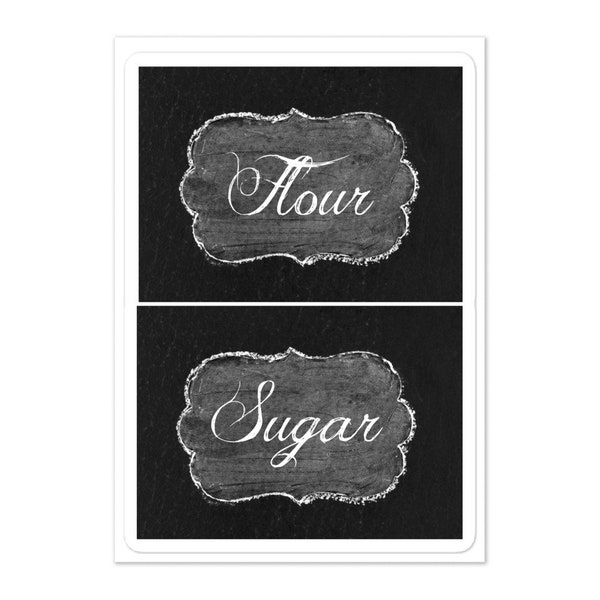Flour Label - Etsy