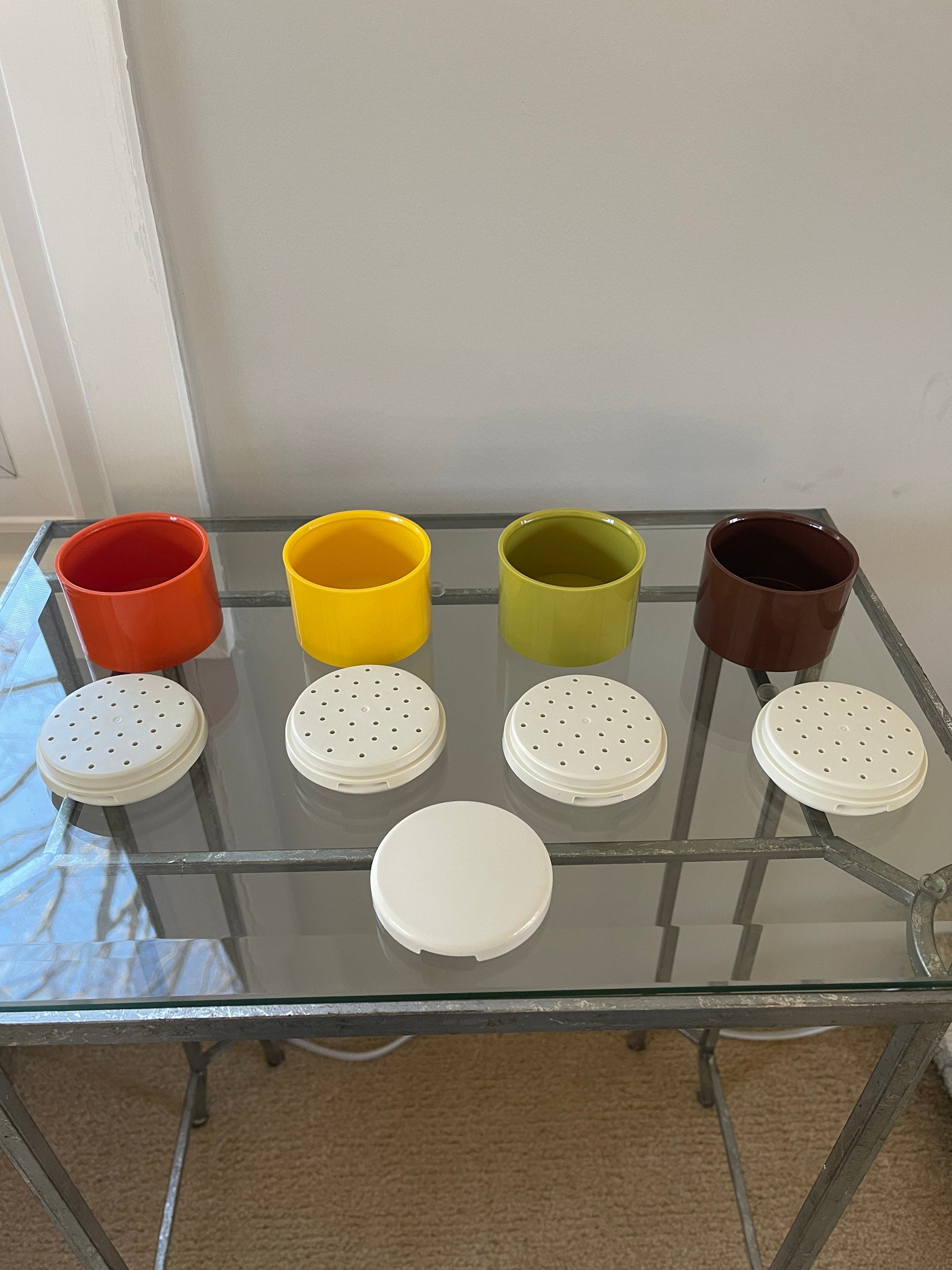 Vintage 1970s Harvest Stackable Spice Shakers - Etsy