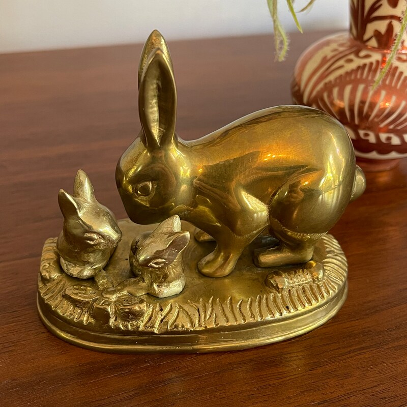 Brass Rabbit - Etsy