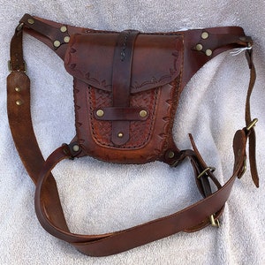 Leather Hip Bag - Etsy