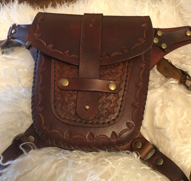 Leather Hip Bag - Etsy