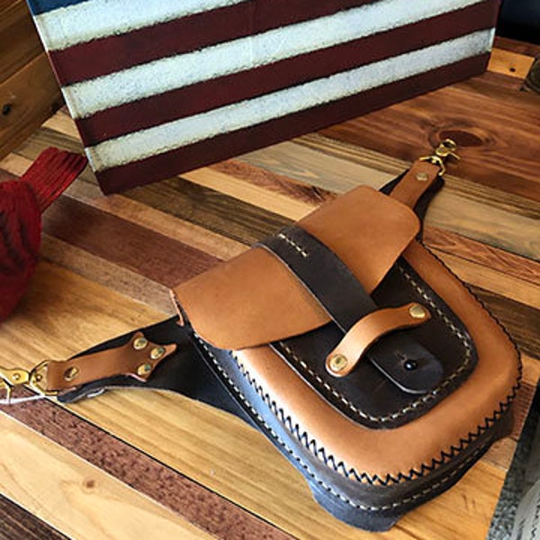 Leather Hip Bag - Etsy