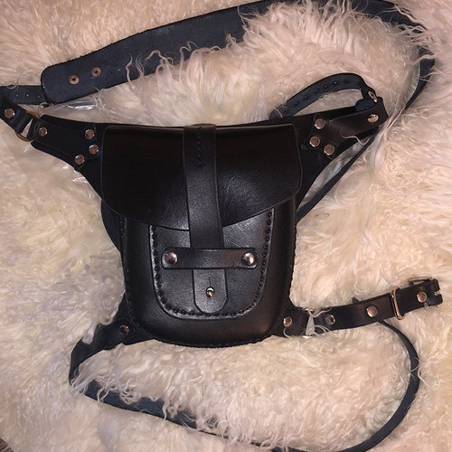 Leather Hip Bag - Etsy