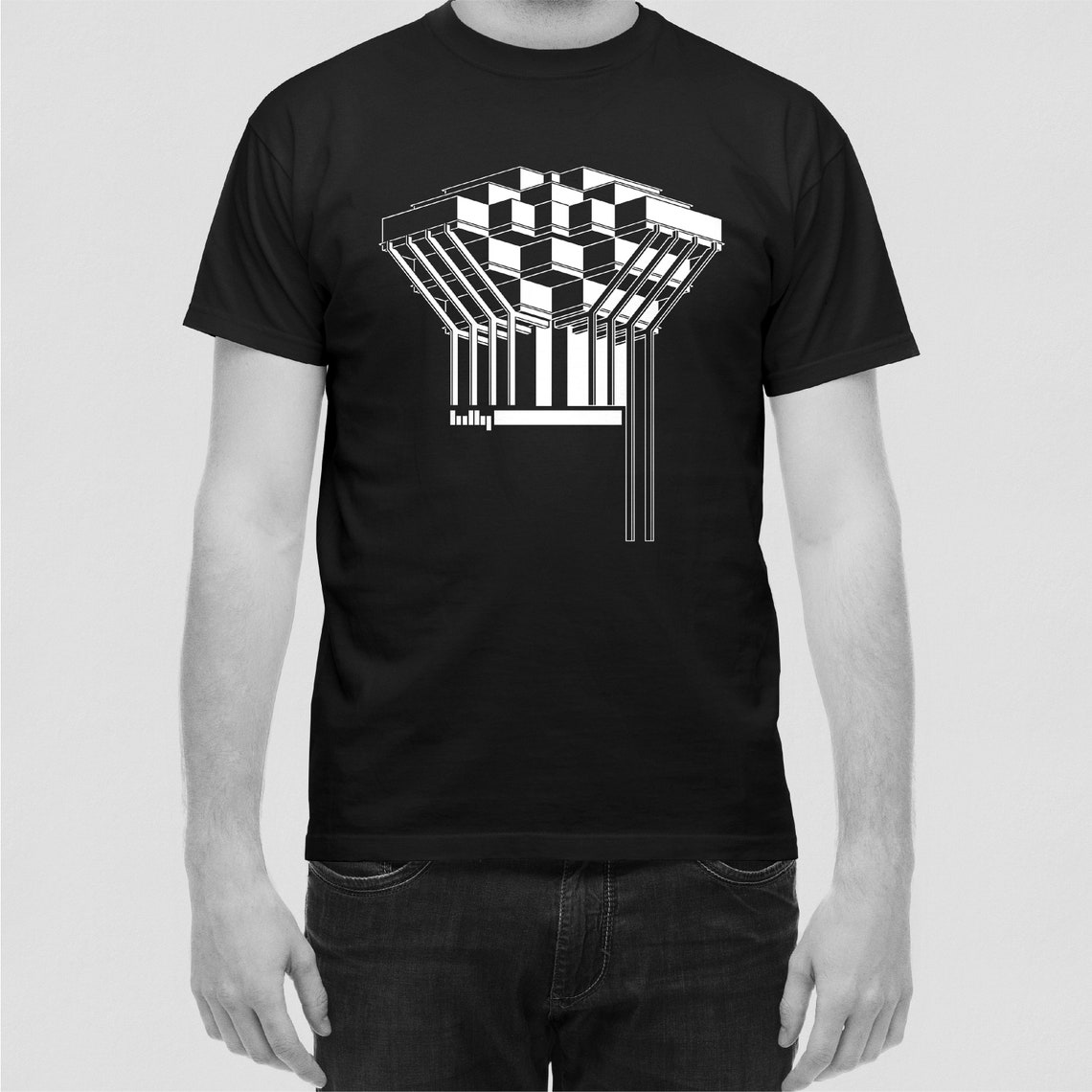 Mens Graphic T-shirt Featuring San Diego's Geisel Library. for the ...