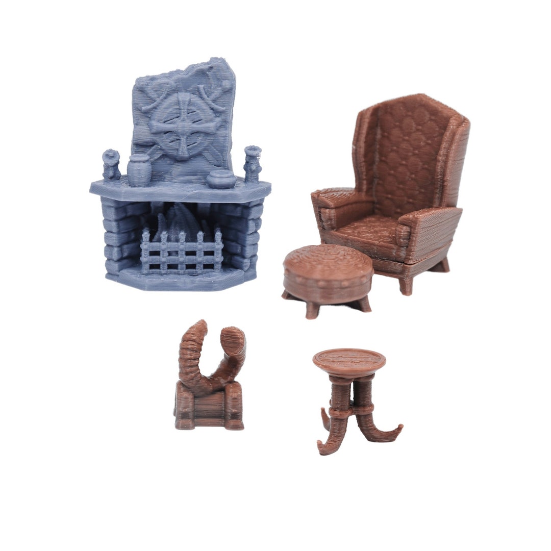 Dnd Terrain Storyteller Living Room Set 28mm Fantasy Terrain Pieces ...