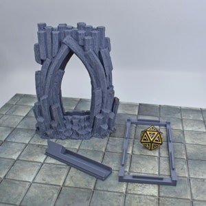 Tabletop Wargaming Dnd Portal Lava Column Scatter Terrain for Dnd ...