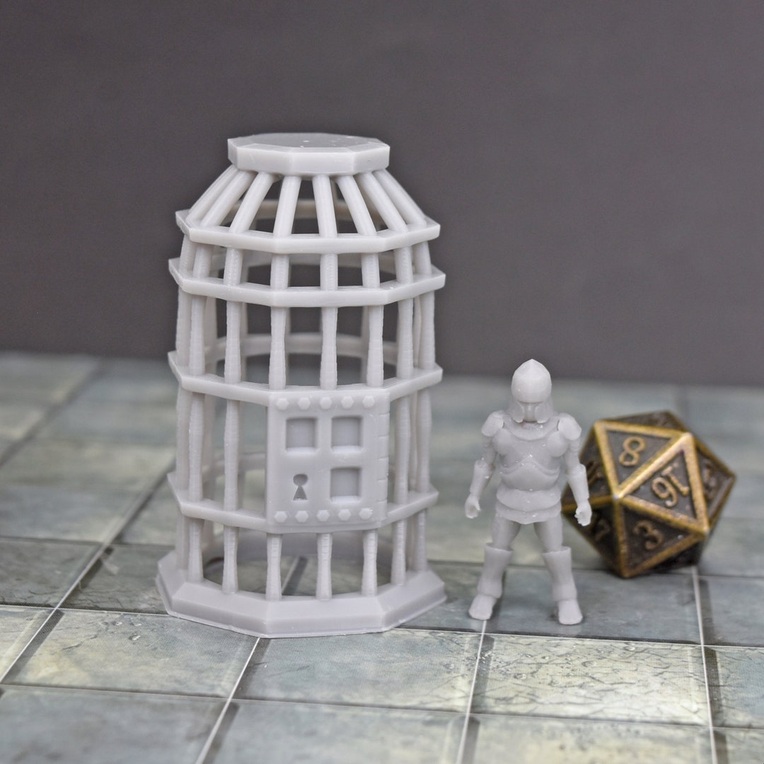 Dnd Terrain Miniature Cage Jail Cell for Tabletop Miniature RPG Games ...