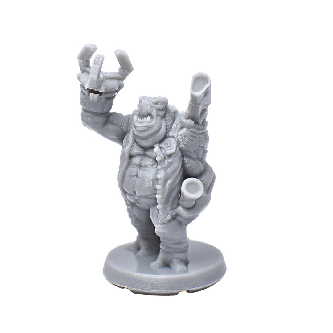 Dnd Scifi Miniatures Gangster Slag Resin Cyberpunk Miniature for Scifi ...