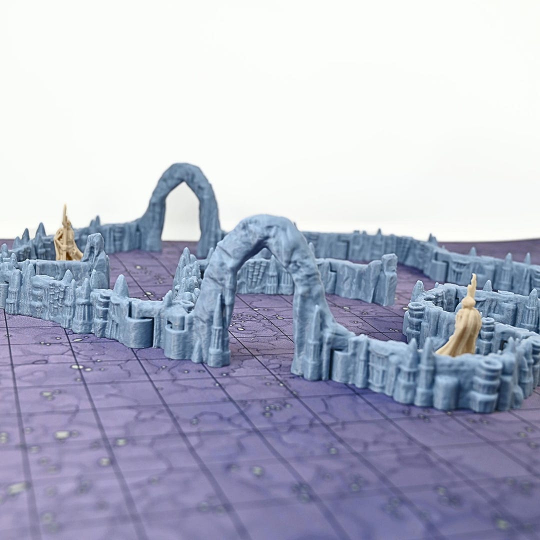 Dnd Modular Terrain Set of Dungeonsticks Wet Caverns for Tabletop ...