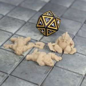 Dead Miniature Corpse Set Dnd Miniatures Set for Ttrpg Miniatures ...