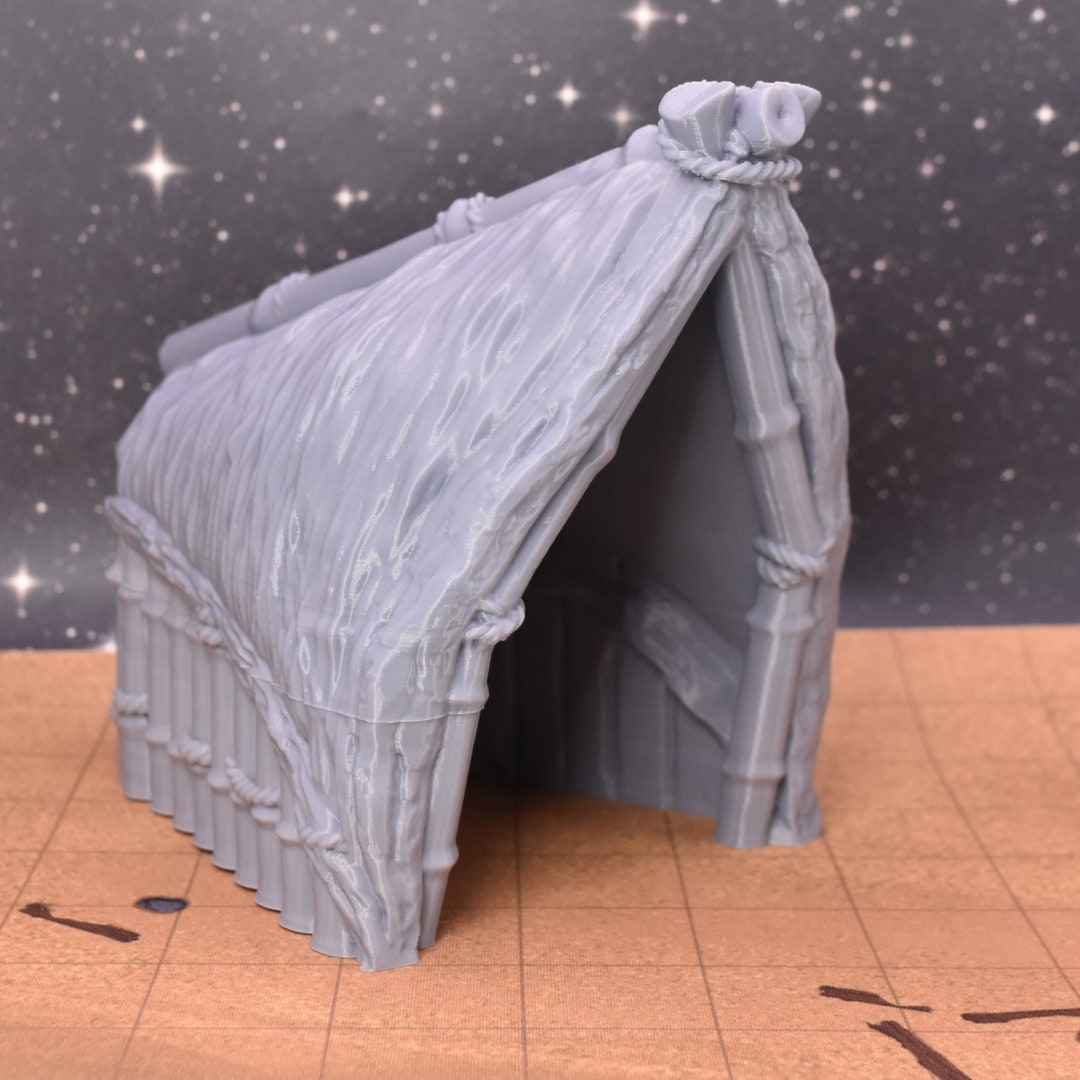 Dnd Terrain Bamboo Pavillion Dnd Miniature Pieces for 28mm Fantasy ...