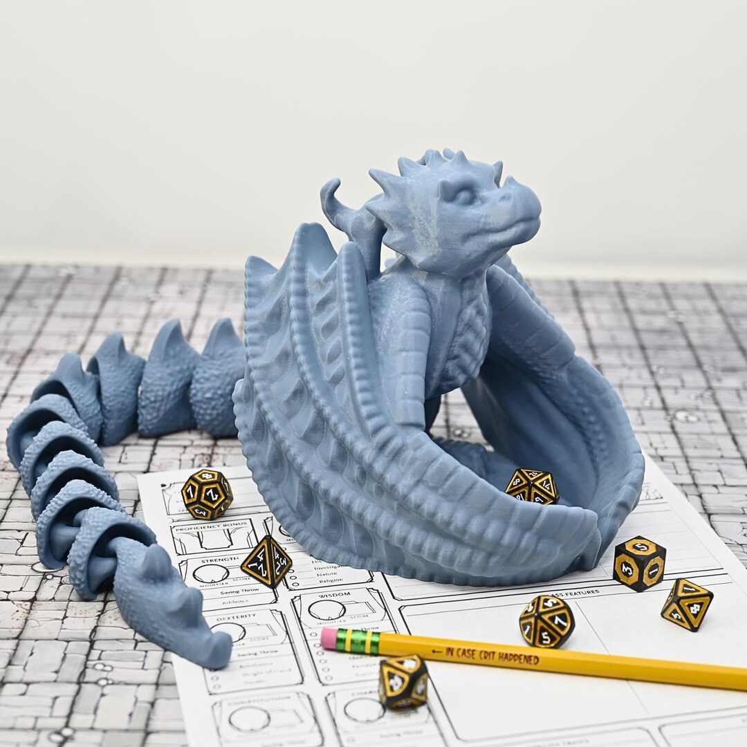 Flexi Dragon Dice Tower Tabletop Gaming Accessories for Dnd Dice ...