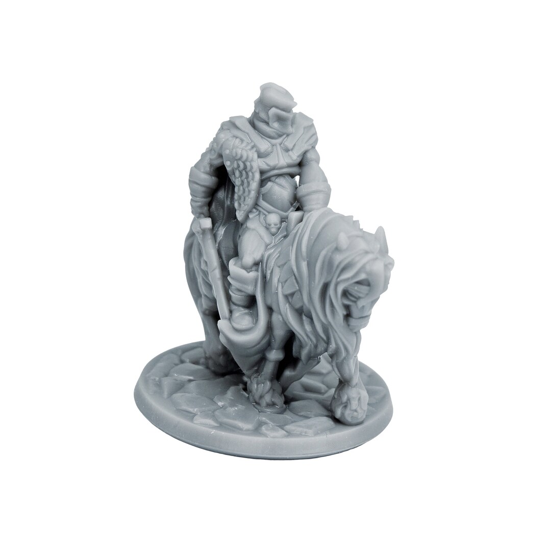 DND Miniature Mounted Knight for Dungeons and Dragons Miniature and ...