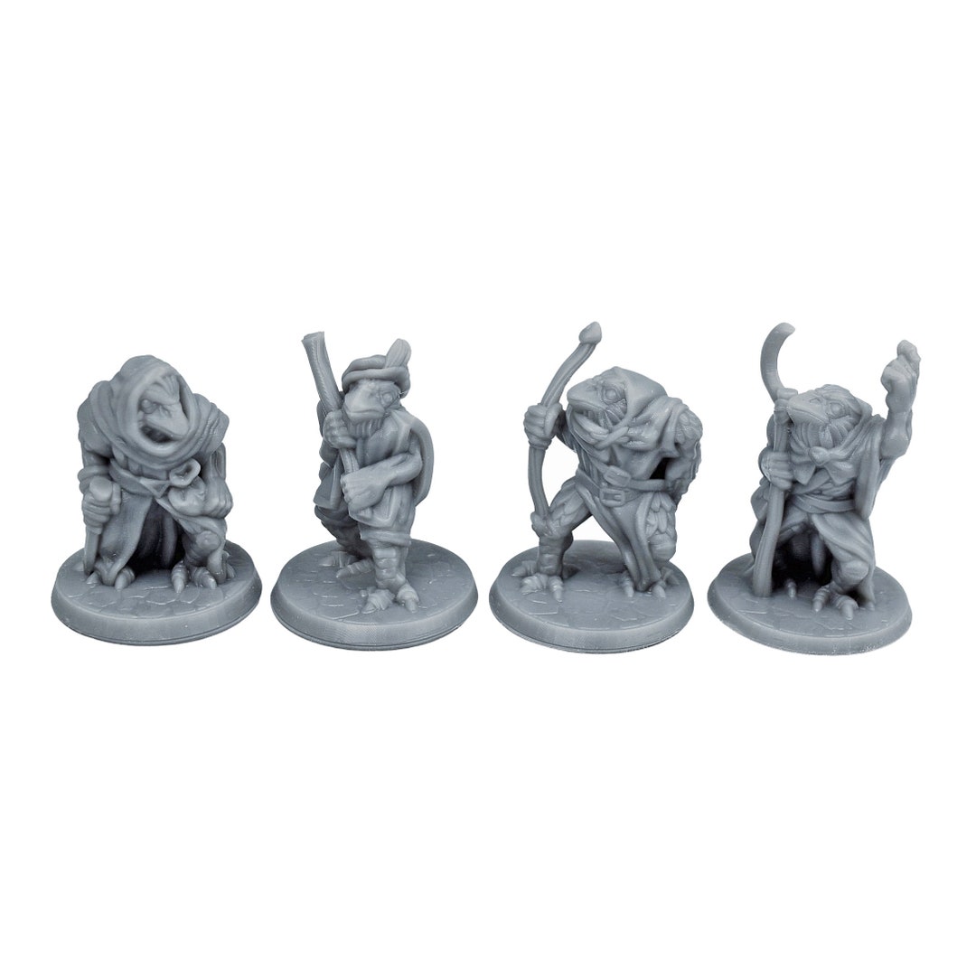 Dnd Miniatures Set of Resin Kenku Set Dnd Miniatures for Tabletop ...