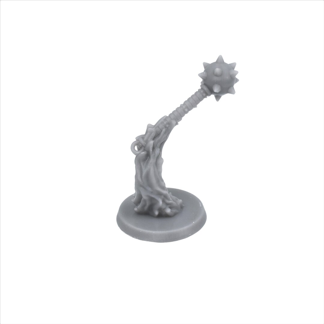 Dnd spell Spiritual Mace unpainted miniatures for dnd miniature ...