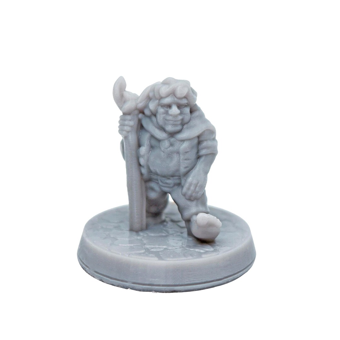 DND Miniature Halfling Wanderer for Tabletop Wargaming Like Dungeons ...