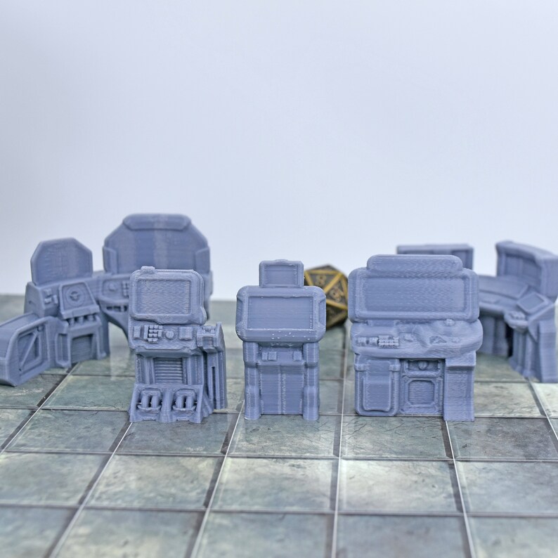 Scifi Terrain Terminals for Warhammer 40k or Starwars Space | Etsy