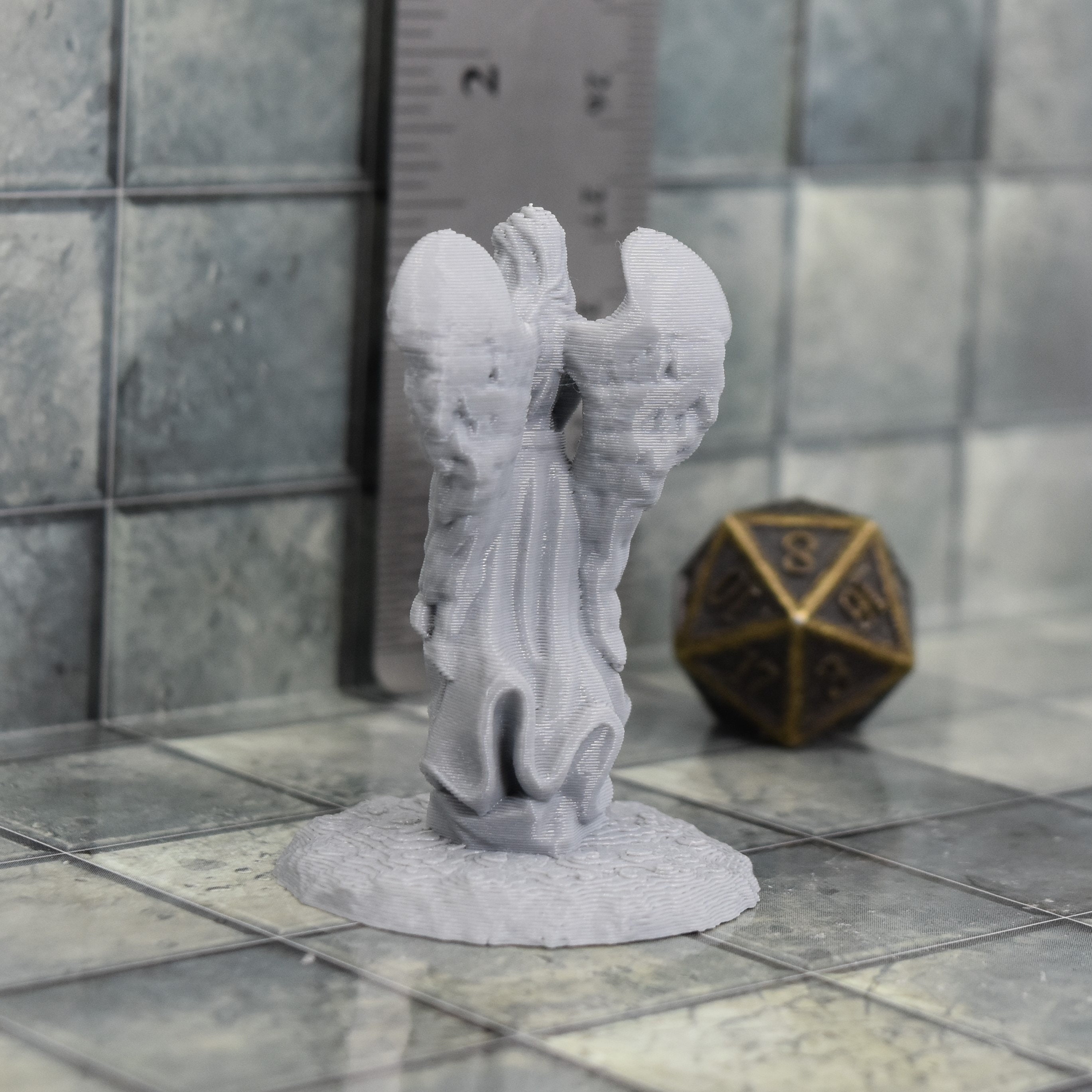 Angel Statue Miniature for Tabletop Miniature RPG Games Like | Etsy