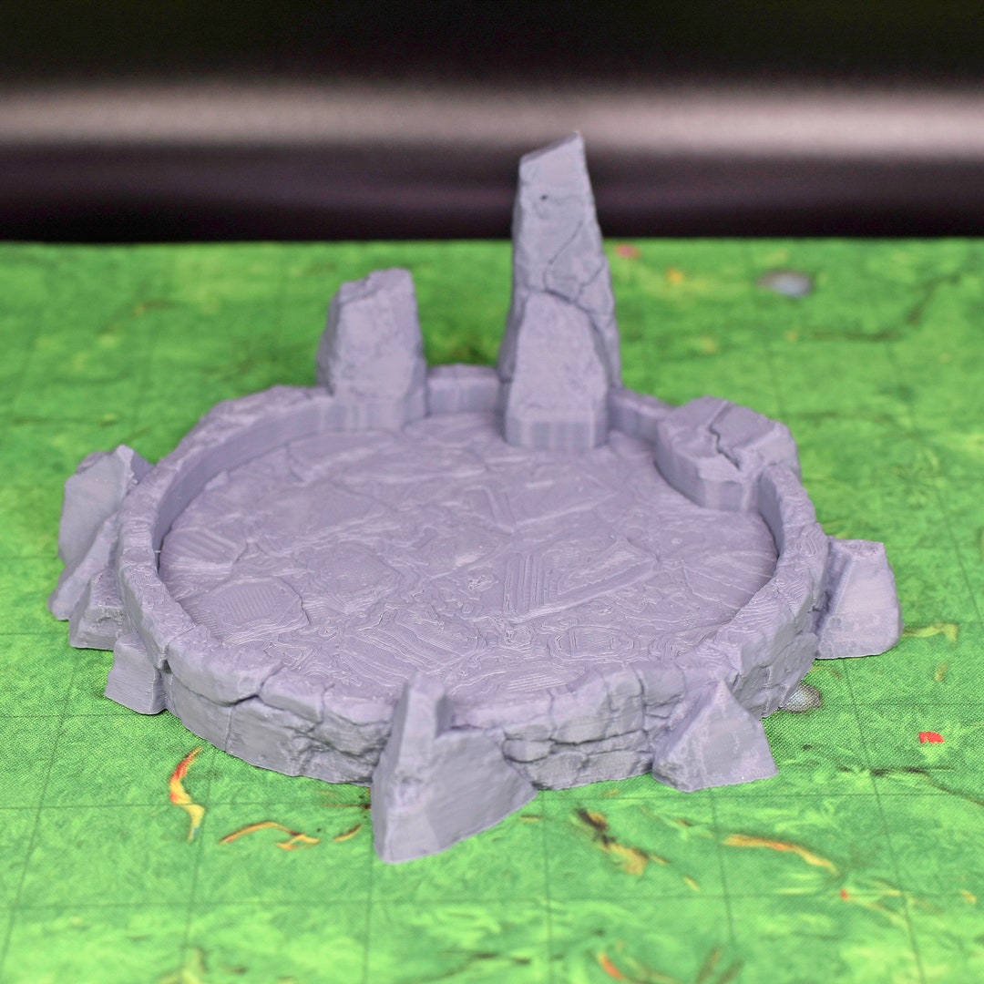 Dnd Miniature Scrying Pool Wargaming Tabletop Terrain Pieces for Use as ...