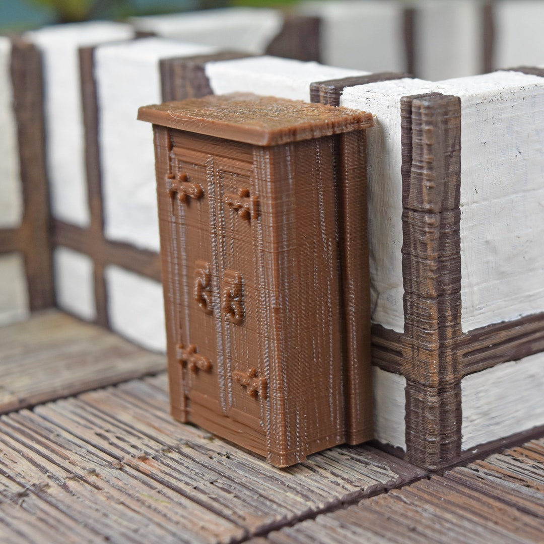 Dnd Terrain Miniature Wardrobe Unpainted Terrain to Use as Dnd ...