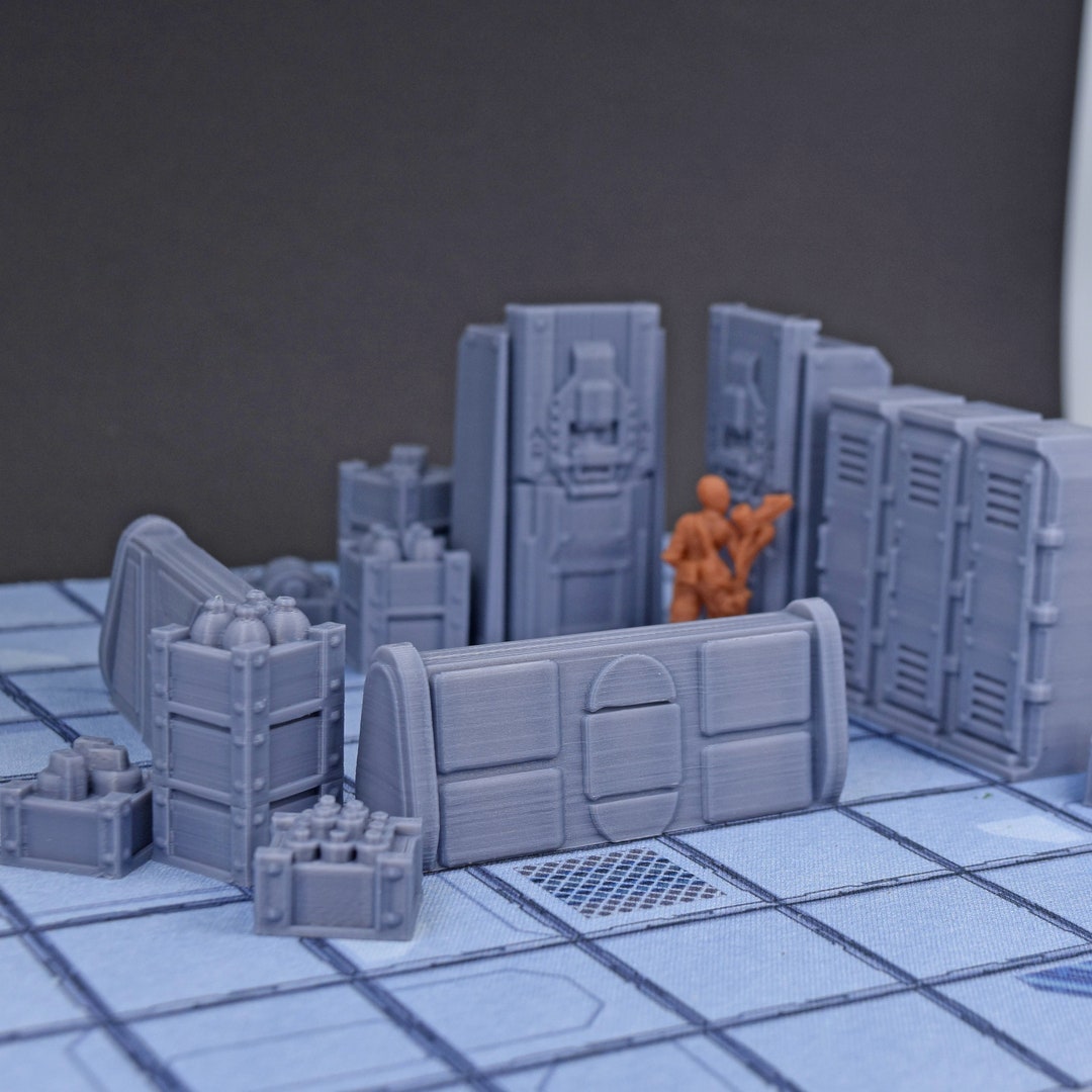 Scifi Terrain Scifi Barriers to Use as 28mm Wargaming Terrain for Dnd ...