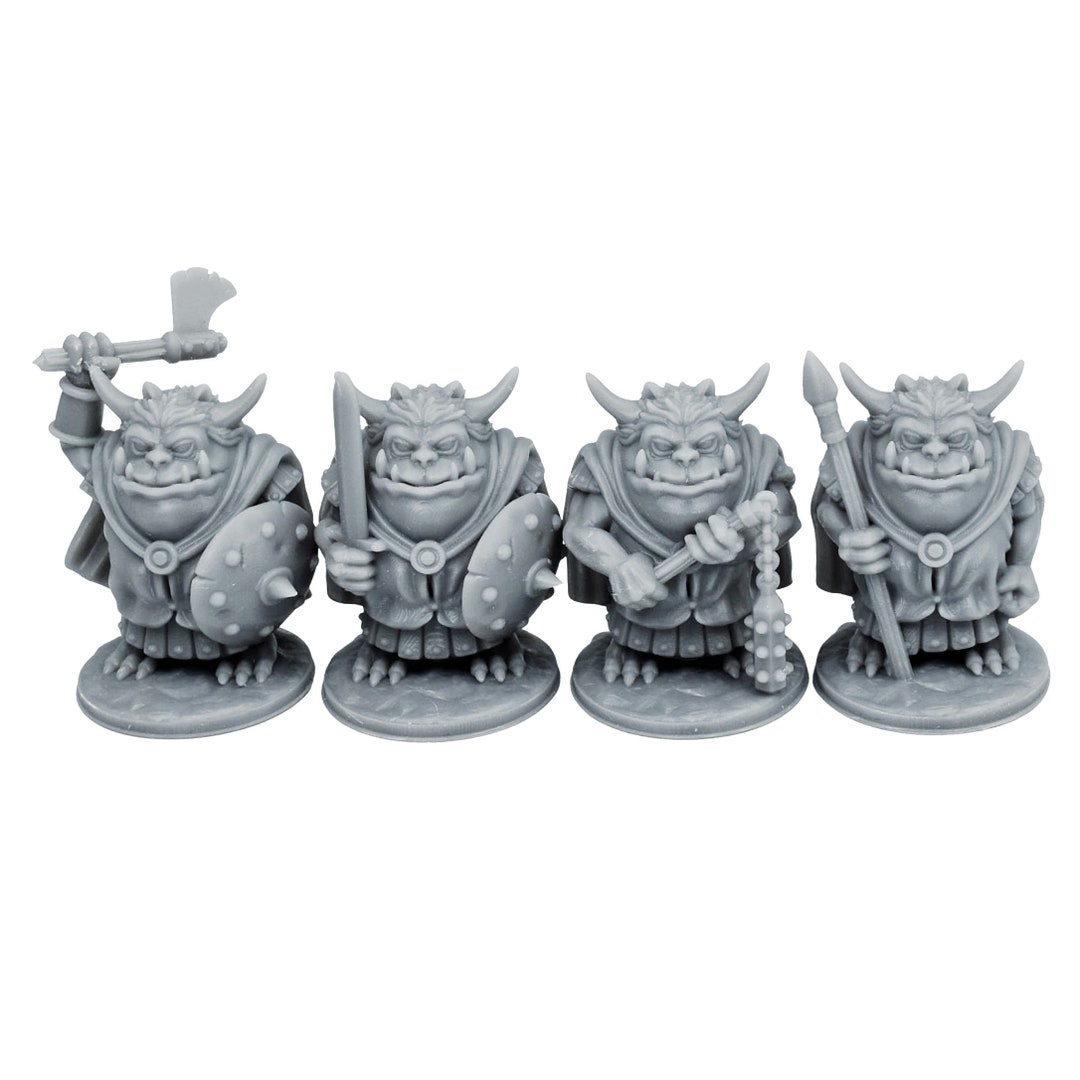 Resin Hobgoblins Miniature for TTRPG Miniature Wargames by Griffonco ...