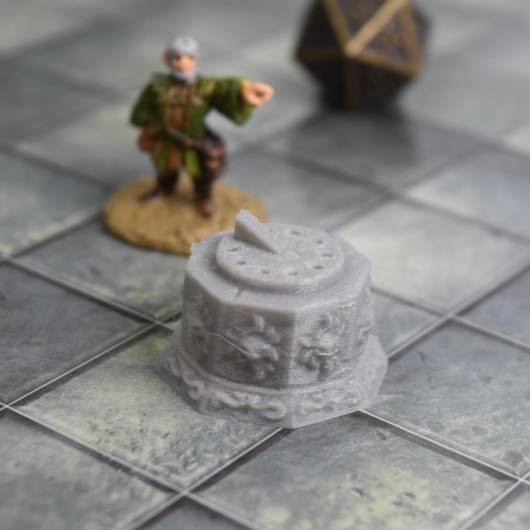 Dnd Village Terrain Miniature Sundial Dnd Terrain Piecesfor 28mm ...