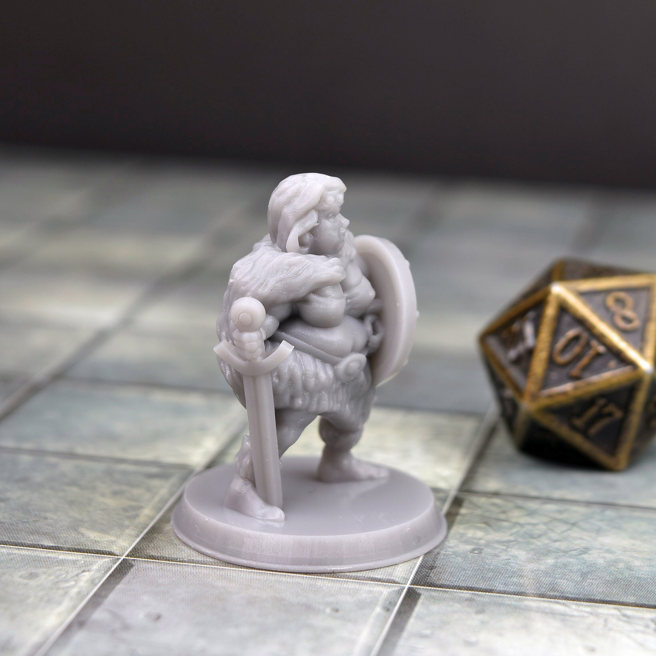 Human Female Barbarian Miniature for Wargames and Fantasy | Etsy