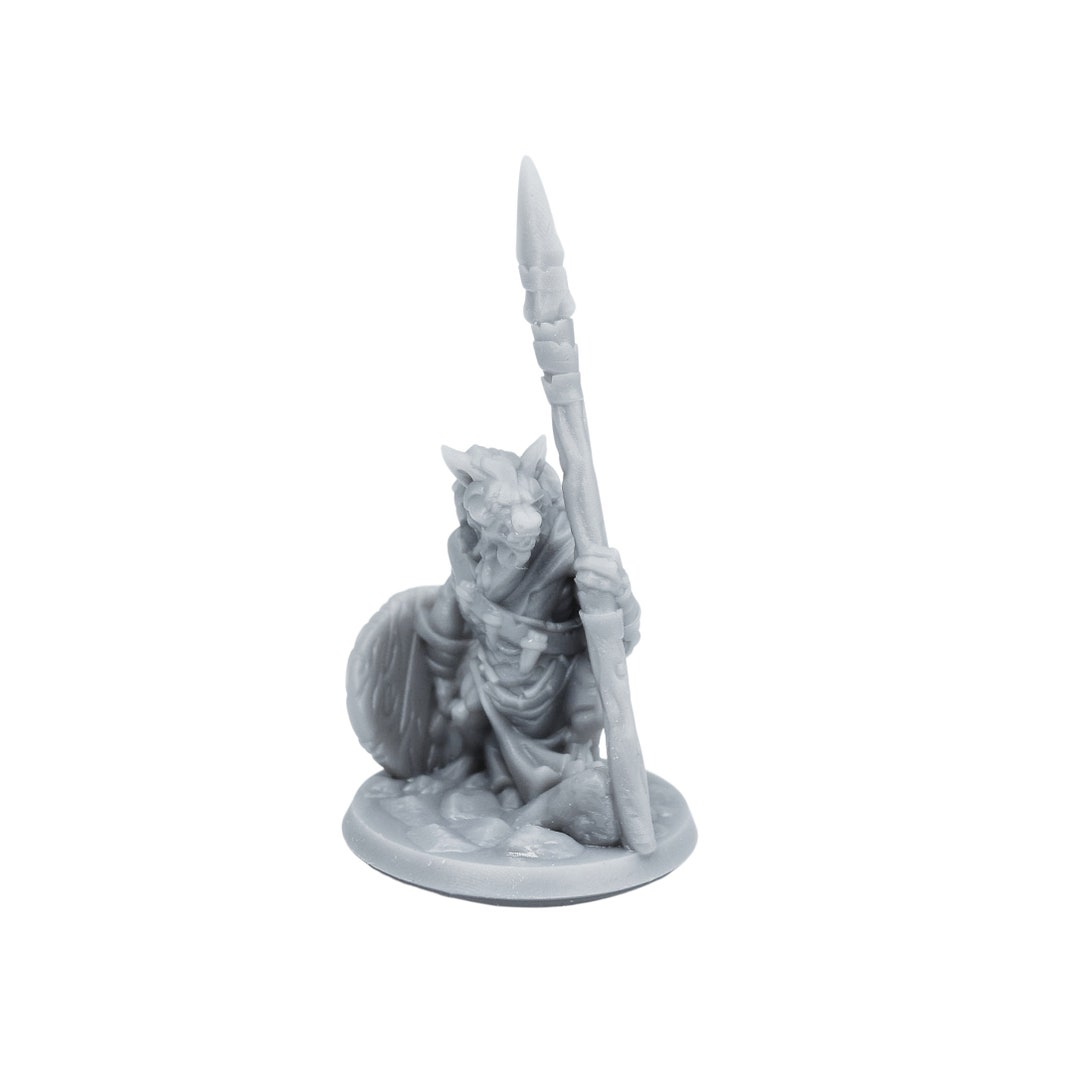 Dnd Figures Anthropomorphic Hyenaman With Spear Dnd Miniatures for ...