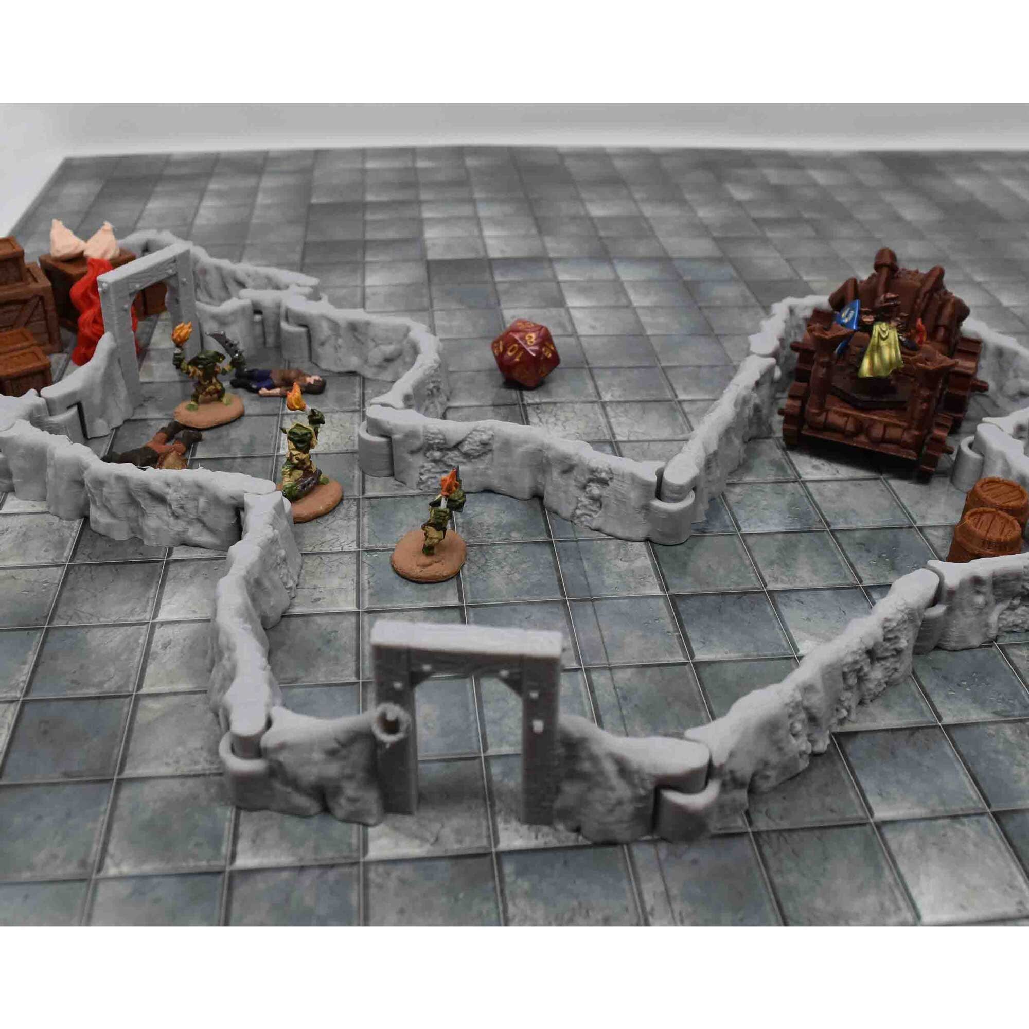 Dungeon Tiles Miniature Terrain Dungeon Sticks for Dnd | Etsy