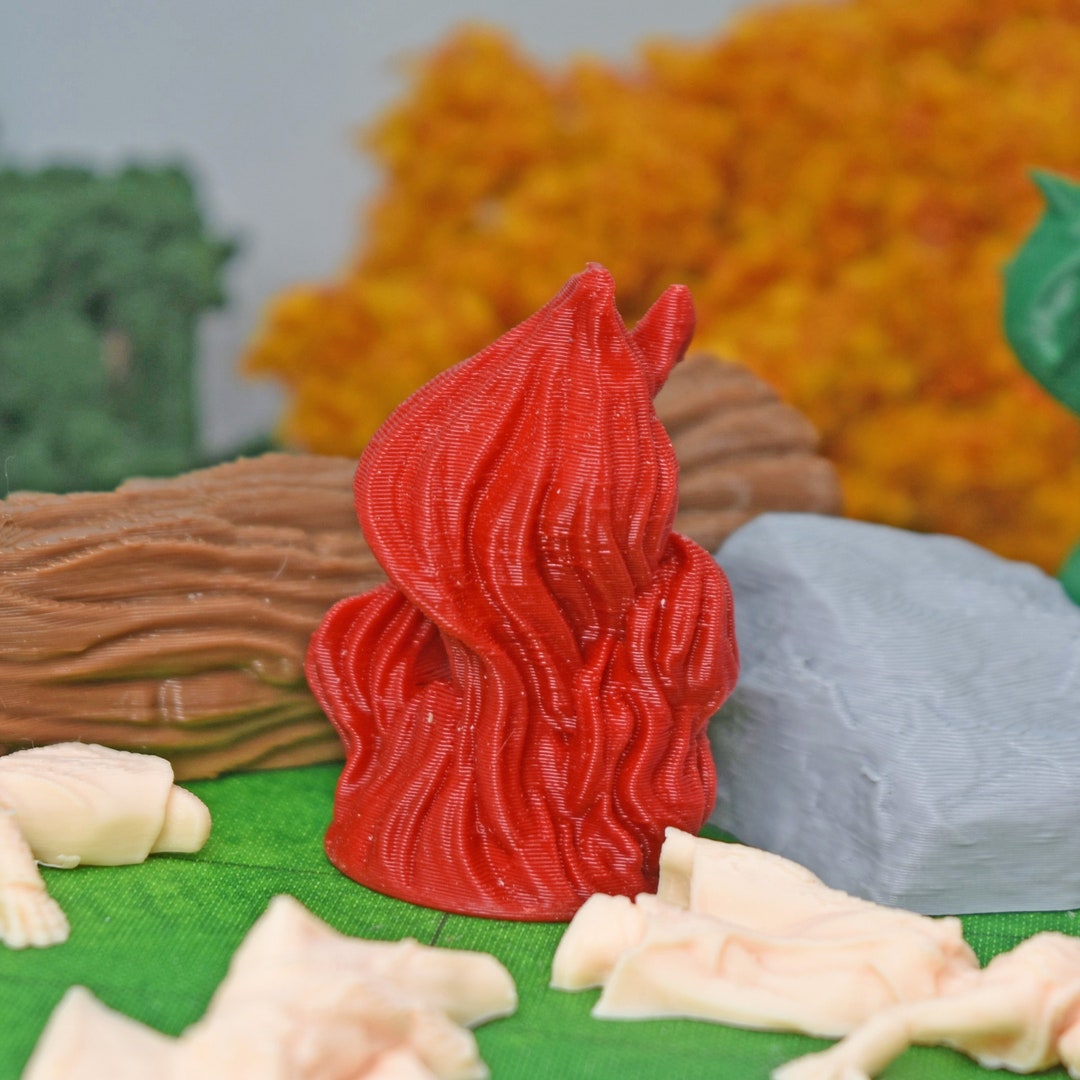Miniature Flames for TTRPG Miniature Wargame Terrain Miniature Wargames ...