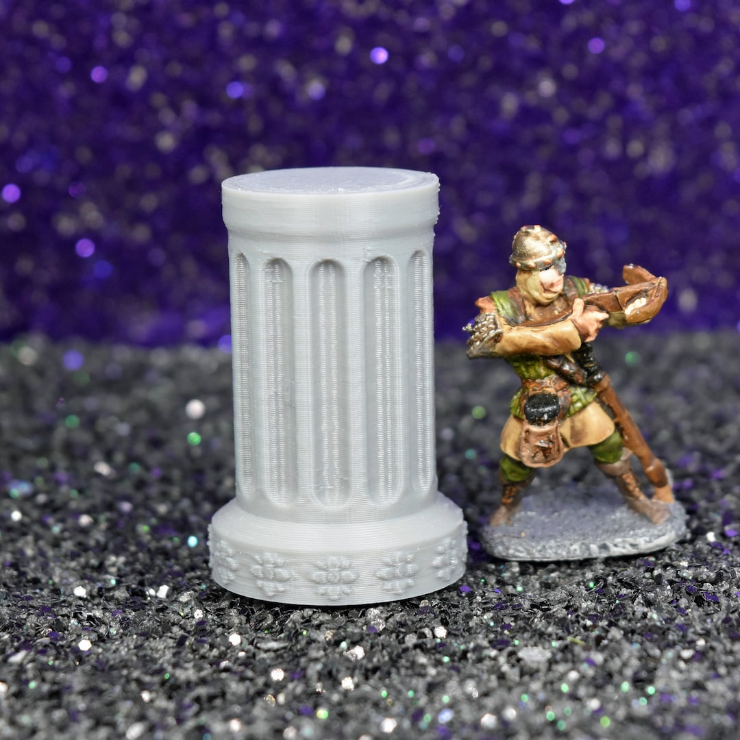 Dnd Dungeon Terrain Pillar Wargaming Tabletop Terrain Piece for Use as ...
