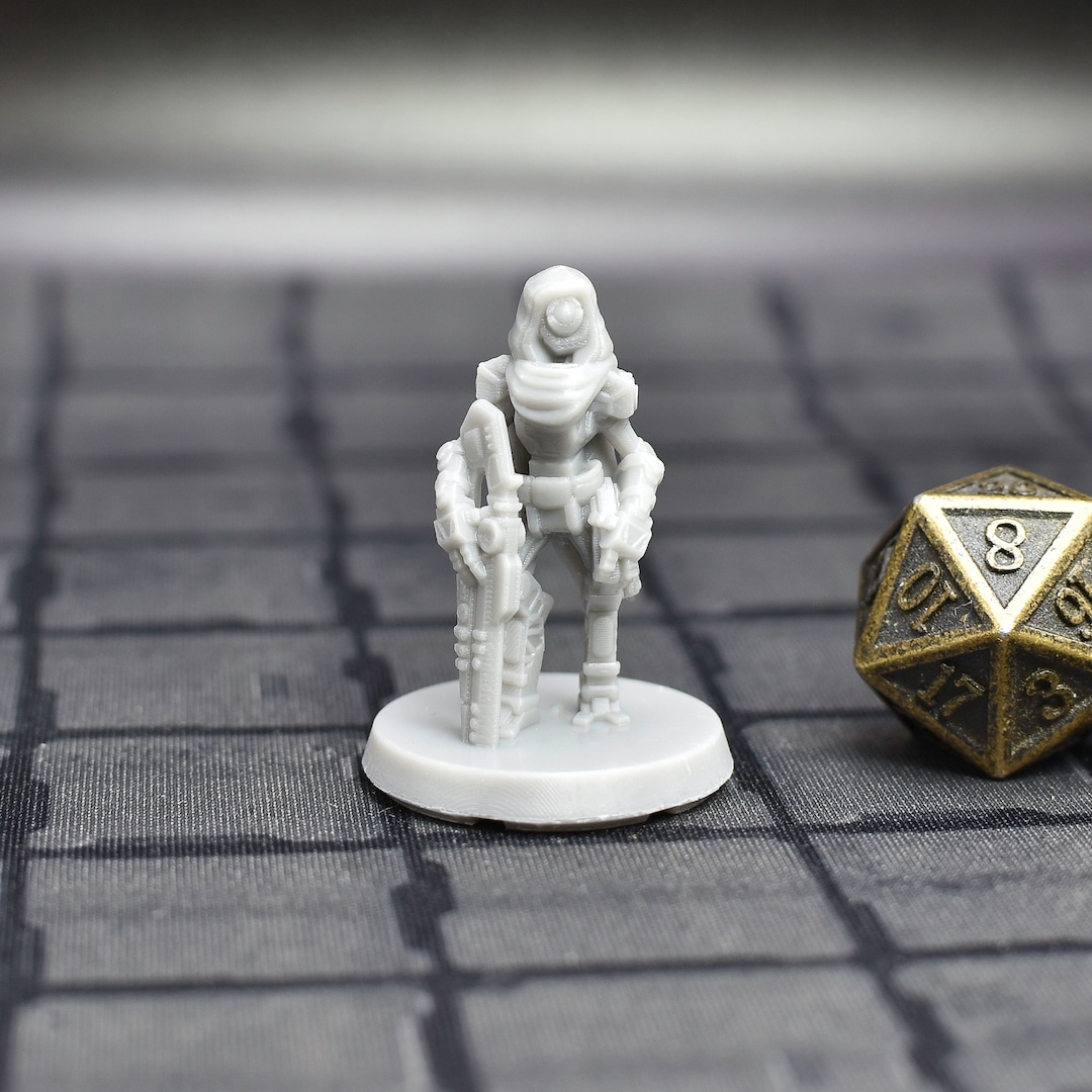 DND Miniature Cyberpunk Android Assassin Resin Miniature for Scifi ...