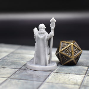 Female Elf Wizard 3D Printed Resin Miniature for Tabletop RPG - Etsy