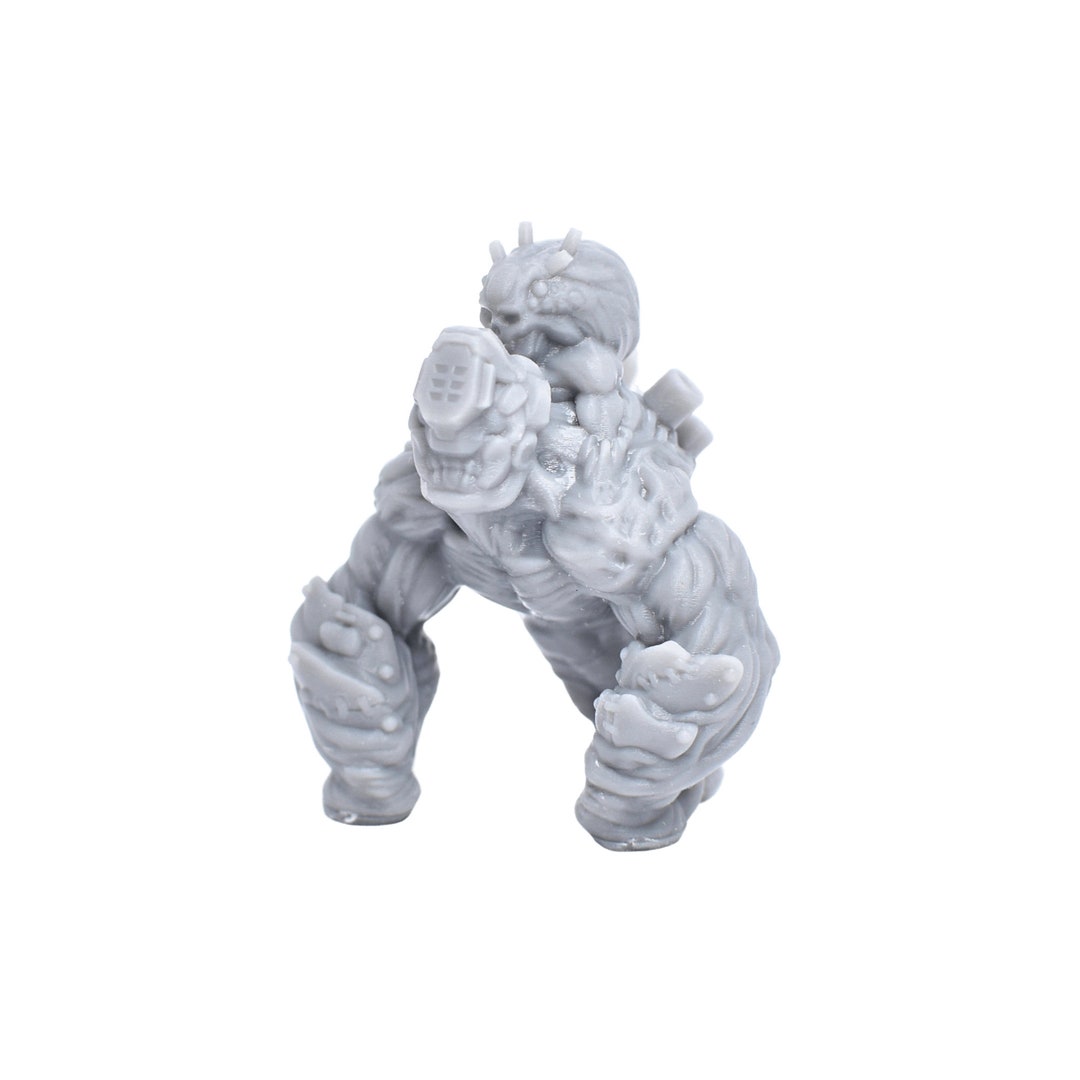 DND Scifi Miniature Alien Kyton Brute Miniature for Dnd Miniatures and ...